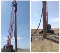 China DN325 Feeding Pipe Vibration Frequency of 45-55 Hz India Vibroflot Construction's Dependable Performance for sale