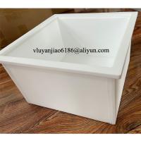 China Rectangular PTFE Chemical Storage Tanks Double Sided Welding for sale