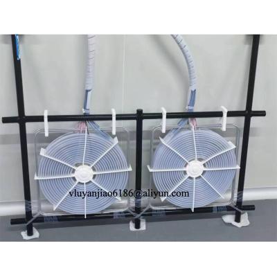 China Chemical PTFE Immersion Heaters 400V 24KW 3 Phase Flat Assembly Coil Shaped for sale