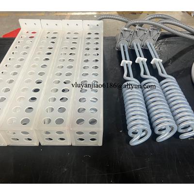 China Over The Side PTFE Immersion Heaters for heating chemical liquid in plating tank for sale