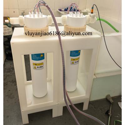 China 380V 3Phase 36KW High-Purity PTFE In-Line Chemical Heaters For DI water Heating for sale