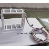 China Corrosion Resistant High Efficiency customizable Hollow Annular PTFE Frame Immersion Heater for sale