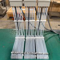 China 415V 3phase 6kw L Shaped PTFE Immersion Heater For Acid Heating And Corrosive Chemical Heating for sale
