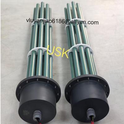 China 380V 3P 12kw PFA tube Immersion Heater for sale