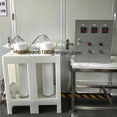 China 18KW 380V Three Phase PTFE Inline Chemical Heater for NaOH Heating for sale