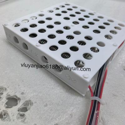 China PFA Wetted Surface 228mm*228mm*42mm 230V Single Phase 4.6kw PTFE Frame Immersion Heater for sale