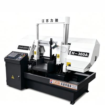 China H-360A Industrial Horizontal Band Sawing Machine for Metal Bar Stock Cutting Processing for sale