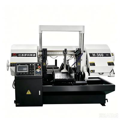 China H-360 Horizontal Metal Band Saw Machine Multi Speed for Industrial Steel Bar Cutting for sale
