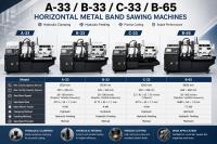 China A-33 / B-33 / C-33 / B-65 Horizontal Metal Band Sawing Machine for sale