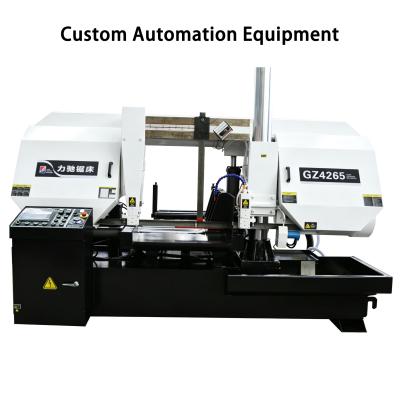 China Custom Automated GZ4265 Horizontal Band Saw Machine for Bundle Metal Cutting Process for sale