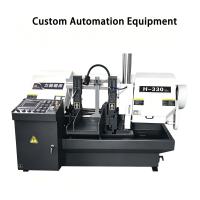 China Nonstandard Automated H-330 Band Saw Machine For High Precision Metal Sawing Task for sale