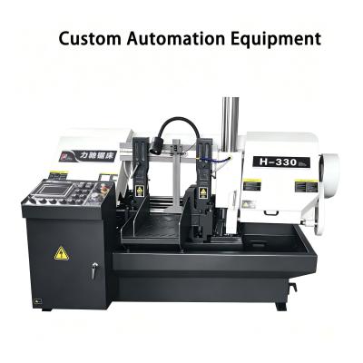 China Nonstandard Automated H-330 Band Saw Machine For High Precision Metal Sawing Task for sale