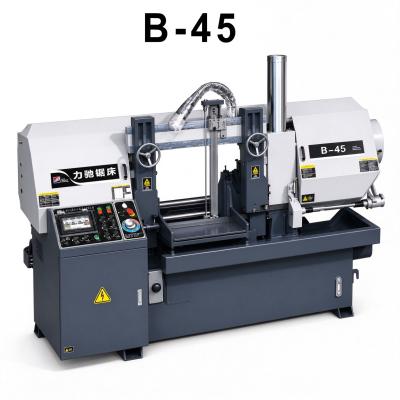 China B‑45 CNC Metal Band Saw Machine Hydraulic Clamping for Mass Steel Cutting for sale