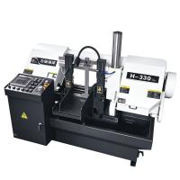 China H-330 Horizontal CNC Band Saw Machine Metal Bar Cutting Machinery for sale