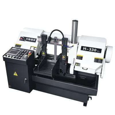 China H-330 Horizontal CNC Band Saw Machine Metal Bar Cutting Machinery for sale