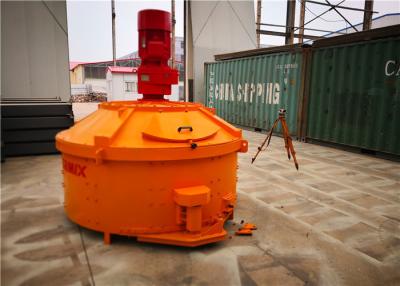China Flexible Layout Heavy Duty Cement Mixer , PMC1000 Track Slabs Concrete Batch Mixer for sale