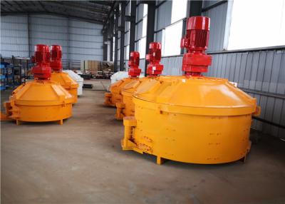 China Self - Leveling Mortar Concrete Speed Mixer , Orange White Refractory Mixer Machine for sale