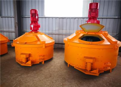 China Cast Stone Materials Vertical Shaft Mixer , Unshaped Refractories Pan Cement Mixer for sale