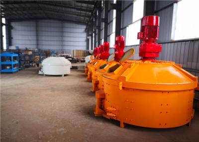 China Replaceable Mixing Blades Cement Concrete Mixer , 30kw PC Components Industrial Concrete Mixer for sale