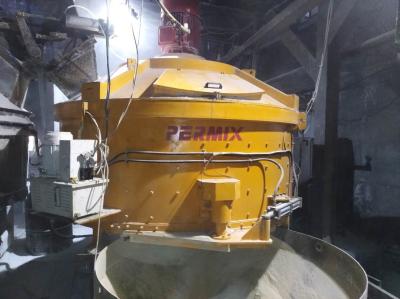 China Durable Planetary Concrete Mixer High Discharging Power 110Kw PMC3000 Concrete Glass Mixer for sale