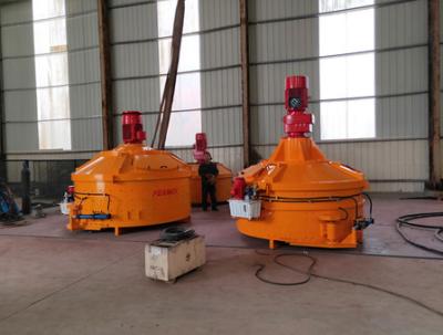 China 1200kgs Input Vertical Concrete Mixer / Sand Mixing Refractory Mixer Machine for sale