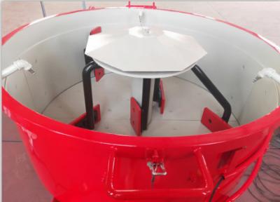China Red Mt250 Refractory Mixer Machine 5 Scraper Fast Discharging Speed for sale