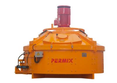 China Durable Planetary Concrete Mixer High Discharging Power Orange 110Kw PMC3000 for sale