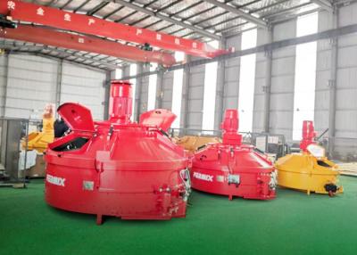 China High Efficiency Planetary Concrete Mixer Quick Mixing 3000L Input Capacity Orange Color for sale