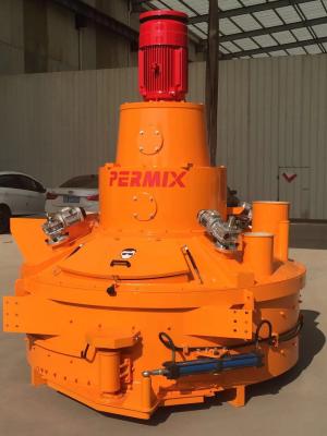 China Ready Mix Precast Glass Industrial Block Mortar Mixer Heavy Duty Orange Color for sale