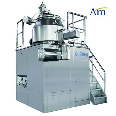 China HSM25-1000 High-platform Pharmaceutical Granulation Equipments With In-line Mill HSM High Shear Mixer Wet Granulator for sale