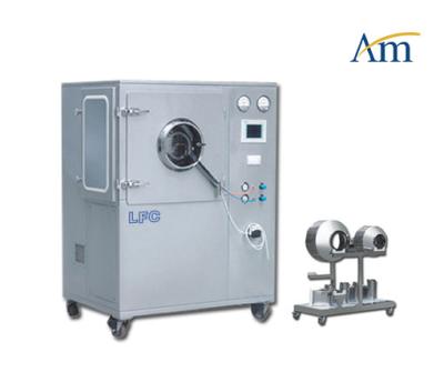 China Reliable Film Coating Equipment With Perforated Drum Pad Compact Design for sale