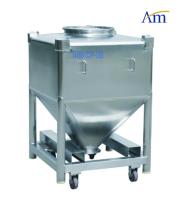 China Durable Pharmaceutical Accessories Square Shape Steel IBC Tank Large Volume for sale
