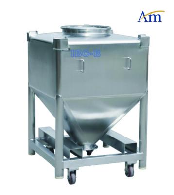 China Durable Pharmaceutical Accessories Square Shape Steel IBC Tank Large Volume for sale