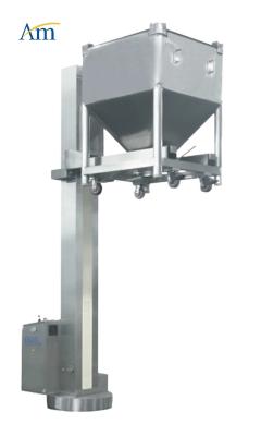 China BL2000 Hydraulic IBC Bin Lifter Manual Slew 2500kg Load Material Handling for sale