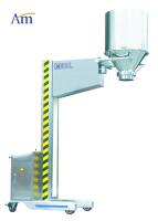China MDL Automatic Movable Drum Lifter With Casters Butterfly Valve Discharge for sale