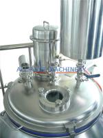 China High Shear Mixer with Mill Function 10-400 kg/batch Pharmaceutical Granulation Equipment Platform Type 25-1000L for sale
