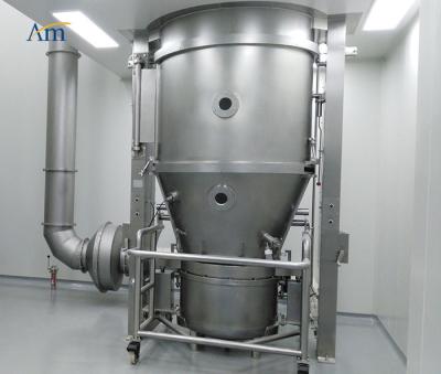 China FBD Fluidized bed Automatic Pharmaceutical Granulation Equipments SUS316L / Sanitary Materials 500KG for sale