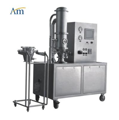 China LFB 200  Lab Pharmaceutical Granulation Equipments Fluid Bed Dryer Scale Mini 0.4-0.7 MPa Wurster Coating for sale