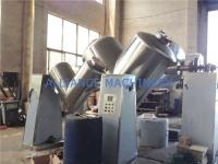 China VB Fixed V Shape Blender , Variable Speed Powder Blender Machine 3500 L Baffle, Intensifier Bar Production for sale