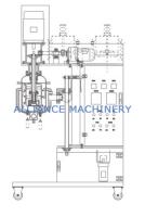 China R&D Lab Scale Emulsification Equipment , Vacuum Emulsifier Homogenizer 8kw Power for sale