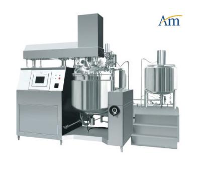 China Heavy Duty Vacuum Mixer Homogenizer , Emulsion Mixer Machine Steam Heating for sale