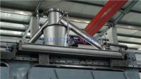 China High Output Continuous Bin Washing Station With Double Chamber 15kW Power for sale
