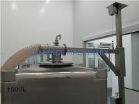 China 0.63MPa Pressure IBC Washing Systems , IBC Cleaning Equipment Manual Rotation for sale