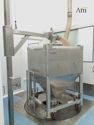 China 0.63MPa Pressure IBC Washing Systems , IBC Cleaning Equipment Manual Rotation for sale