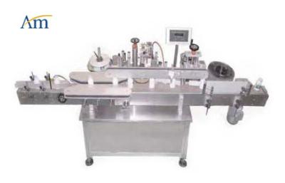 China Single Label Bottle Labeling Equipment , Automatic Bottle Labeler 25l / Min Air Supply for sale