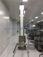 China BL2000 Hydraulic IBC Bin Lifter Manual Slew 2500kg Load Material Handling for sale