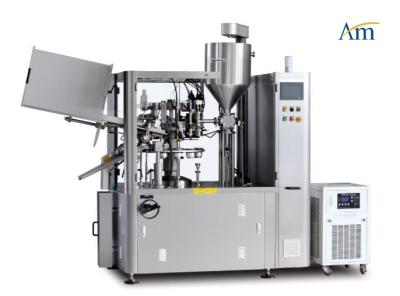 China Fully  Automatic Tube Filling And Sealing Machine Compact Design 80rpm Speed for sale
