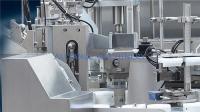 China Fully  Automatic Tube Filling And Sealing Machine Compact Design 80rpm Speed for sale
