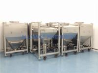 China Durable Pharmaceutical Accessories Square Shape Steel IBC Tank Large Volume for sale