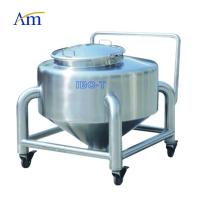 China Pharma Industry Round Stainless Steel Storage Bins , Stainless Steel IBC Containers for sale